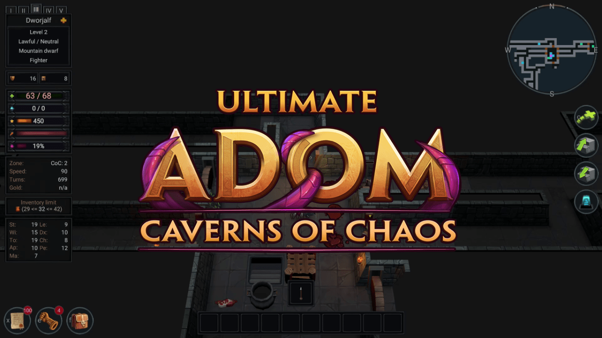 Ultimate ADOM: Caverns of Chaos Gameplay Preview – Ducky Obrien