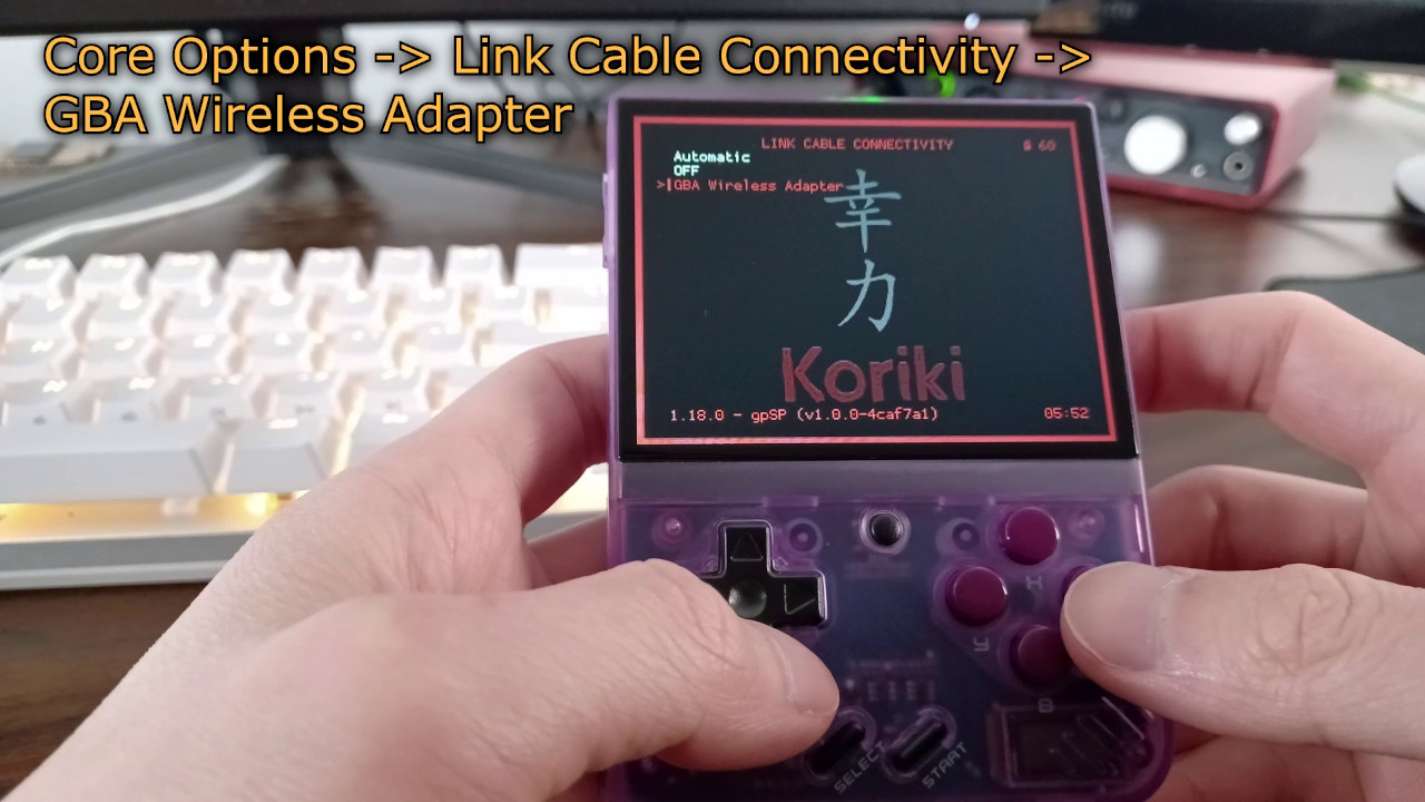 How to trade Pokemon Wirelessly for Game Boy Advance on the Miyoo Mini ...