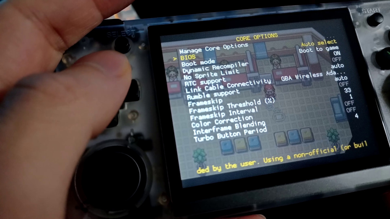 How to trade Pokemon Wirelessly for Game Boy Advance on the RG35XXH ...